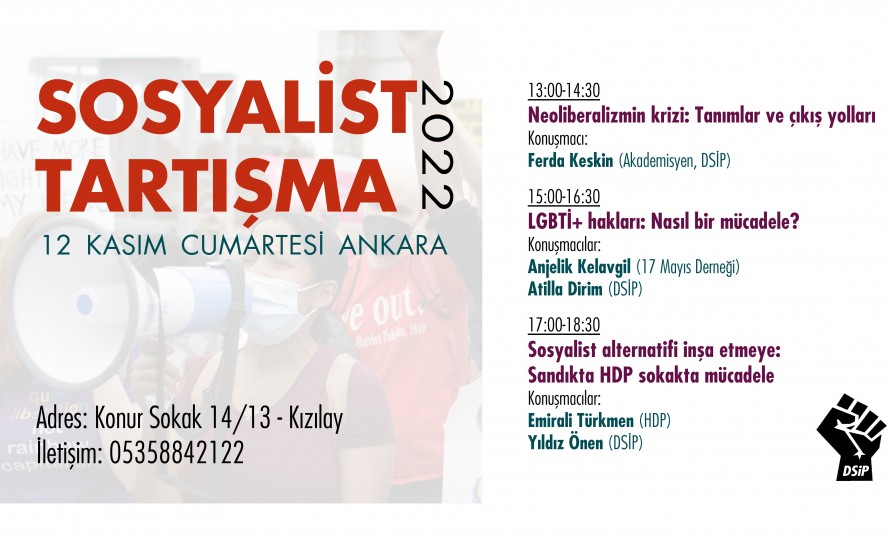 Sosyalist Tartışma 2022 Ankara 12 Kasım'da gerçekleşecek | marksist.org
