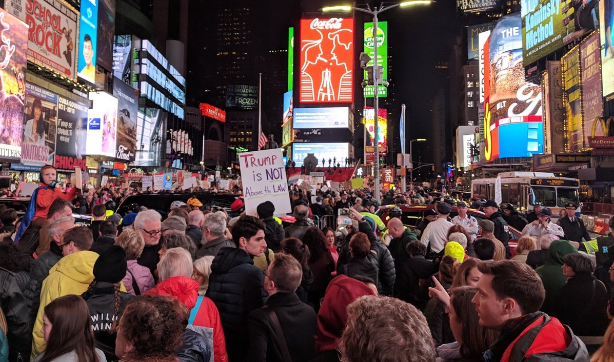 Trump'a karşı kitlesel eylemler | marksist.org